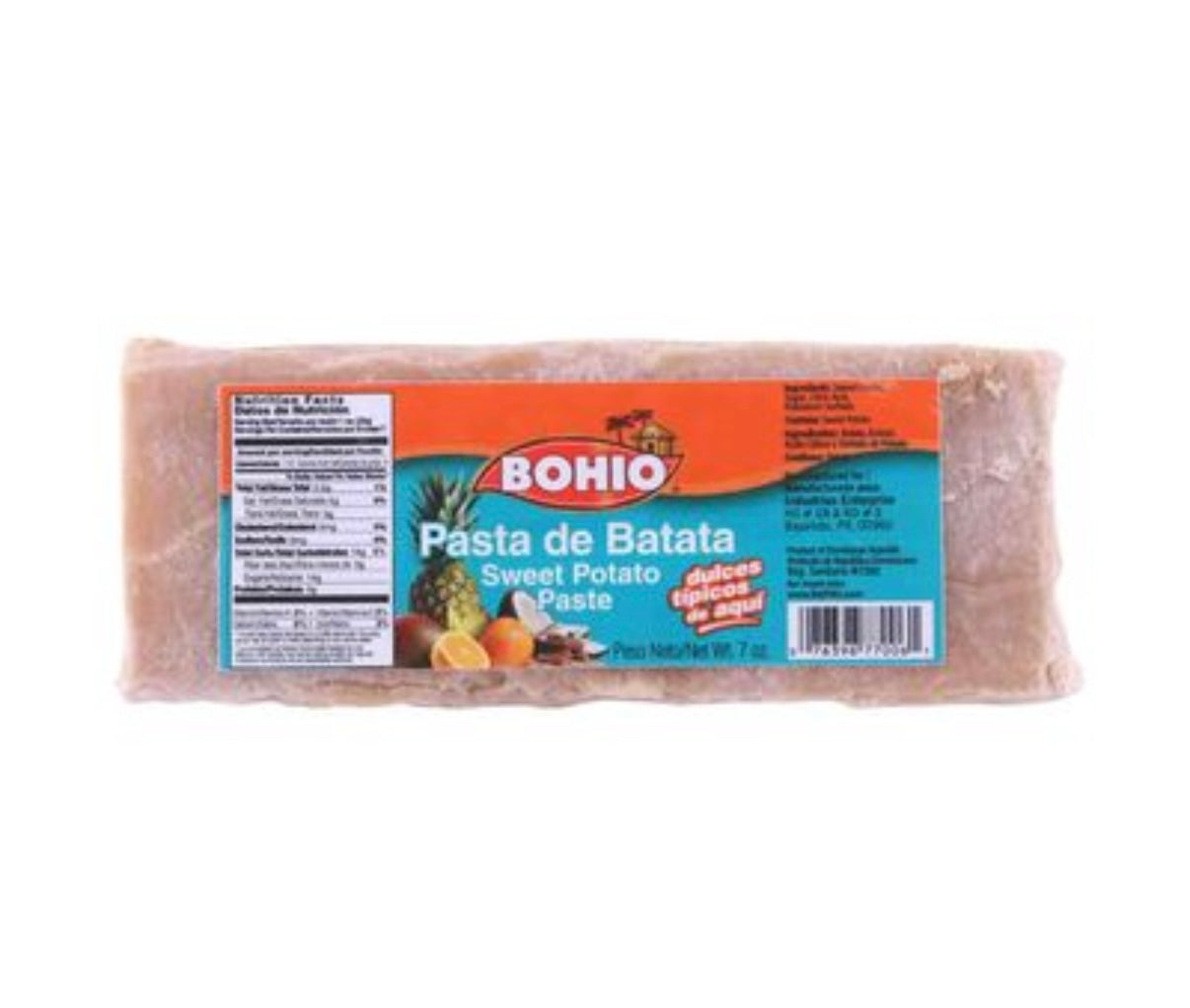 BOHIO DULCE Pasta DE BATATA 8 Oz. – Puerto Rico Market